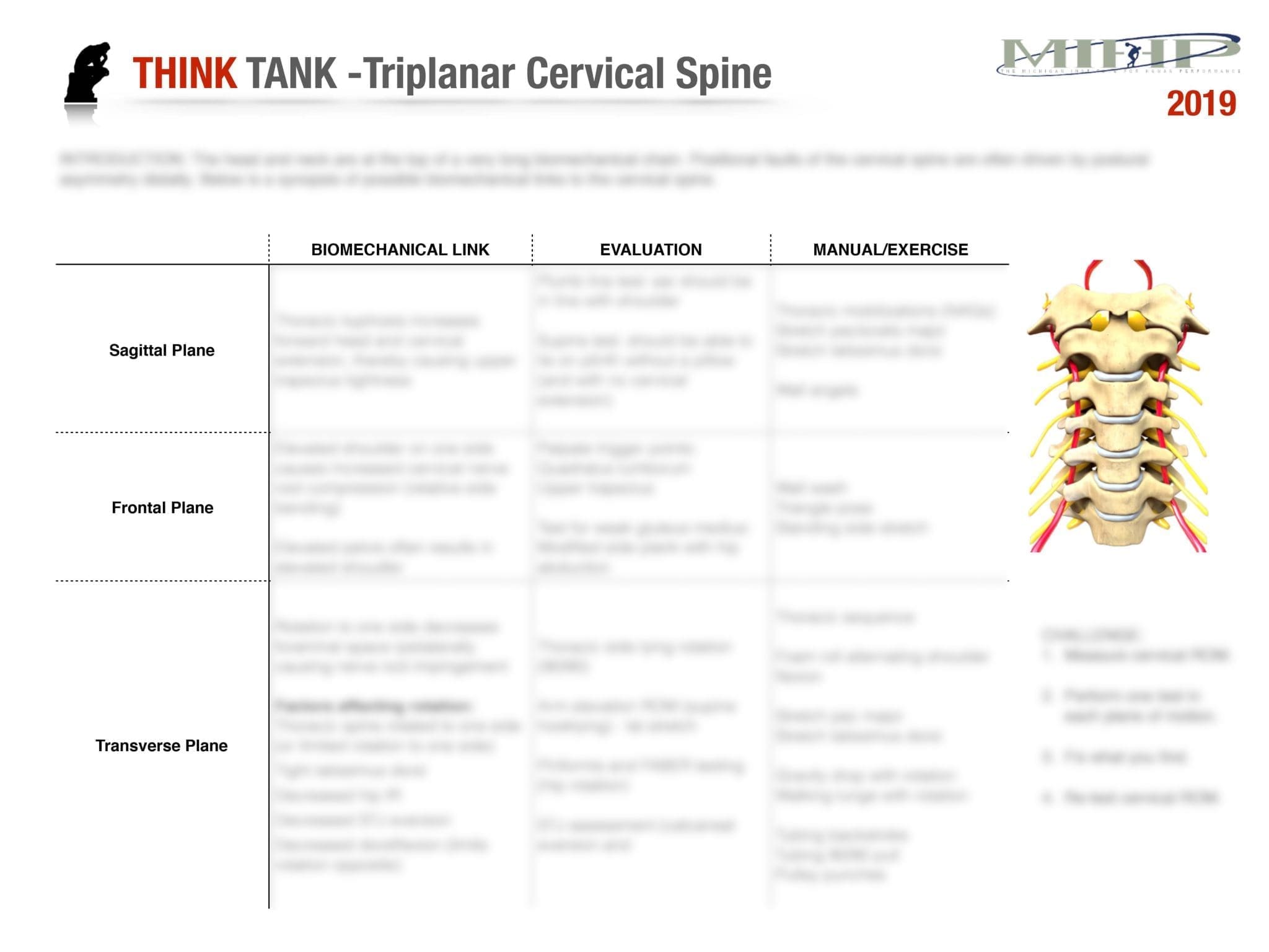 Think Tank Triplanar Cervical Spine (2019) – Movewell Academy